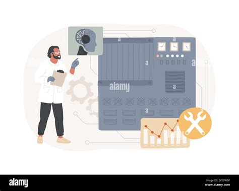 Ai Optimized Predictive Maintenance Abstract Concept Vector