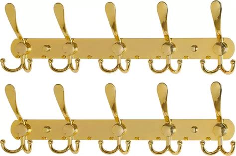 Dseap Perchero De Pared 5 Ganchos Triples Resistente Meses