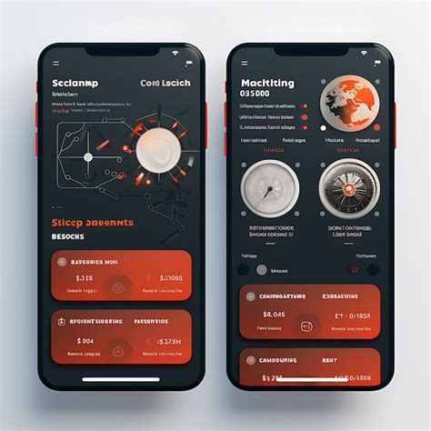 Premium Ai Image Mobile App Layout Design Of Electronics Delivery