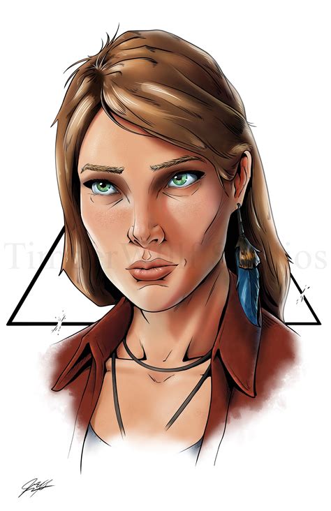 Lis Rachel Amber Poster Original Hand Drawn Illustrated Video Game