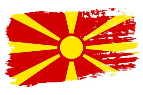 北マケドニアの旗透明な背景ベクトルに広いブラシストローク しぶきを上げるのベクターアート素材や画像を多数ご用意 しぶきを上げる