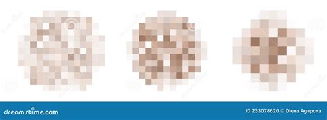 Censored Pixel Bar Set Nudity Skin Or Sensitive Text Adult Content