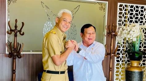 Ngaku Sering Dibuat Kagum Ganjar Lempar Candaan Ke Prabowo Bapak