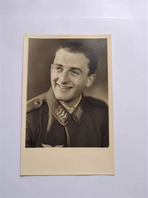 Ww2 Era German Wehrmacht Army Soldier Portrait Vintage Photo M43 Cap