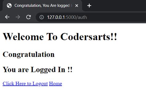 How To Create Login System Using Flask