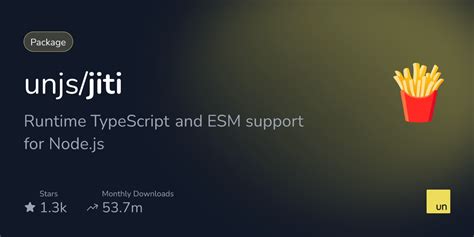 Jiti · Packages · Unjs