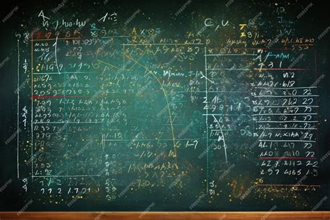 Premium Photo The Integration Of Mathematical Equations And Matrices