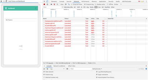 Requests To All Fonts Get Cancelled In Chrome 73 Android Using Webview