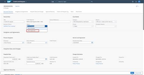 Fscm Credit Limit Requests Approval Using Manage Sap Community