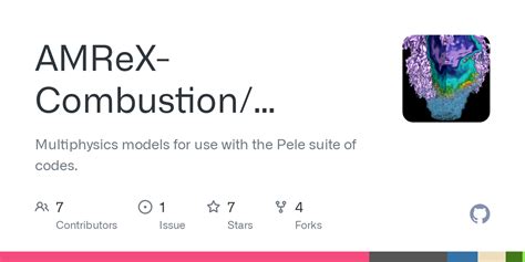 Github Amrex Combustionpelemp Multiphysics Models For Use With The