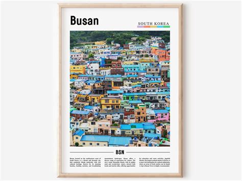 Busan Poster Busan Print Busan Wall Art Asia Print Asia Poster
