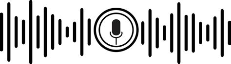 Voice Recognition Icon On White Background Personal Voice Assistant