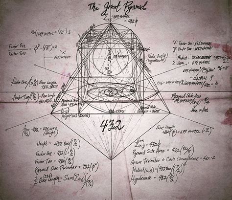 The Sum Product Analysis Of The Great Pyramid Related To Tetractys And Tetragrammaton
