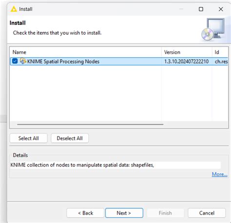 Unable To Download Knime Spatial Processing Nodes Knime Analytics