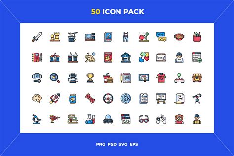 50 Nerd Icons Icons ~ Creative Market