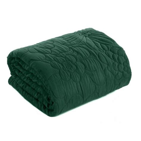 Green Bedspread 230x260cm Juellie Accessories