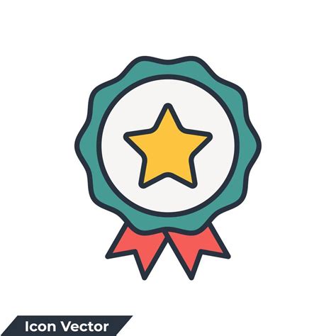 Medals Icon Logo Vector Illustration Premium Quality Achievement