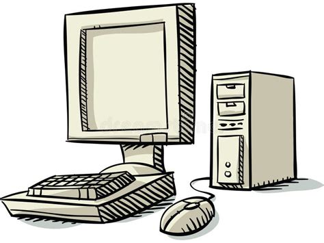 Retro Computer Stock Illustration Illustration Of Computer 41193922