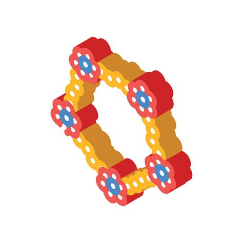 Molecular Structure Isometric Icon Vector Illustration 20669975 Vector