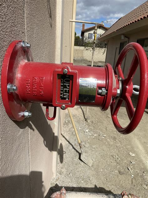 Post Indicator Valve Maintenance And Repair Red Beacon