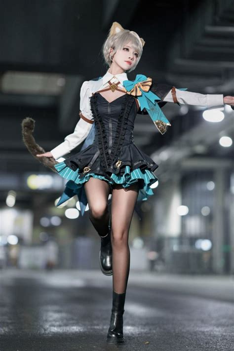Genshin Impact Lynette Cosplay Cosplay Dress Cosplay Woman Cosplay