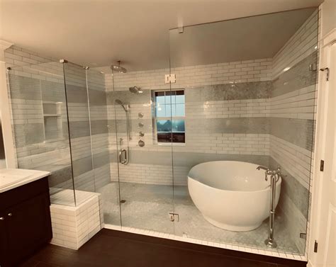 Frameless Custom Shower Door Gallery Aq Glass Az