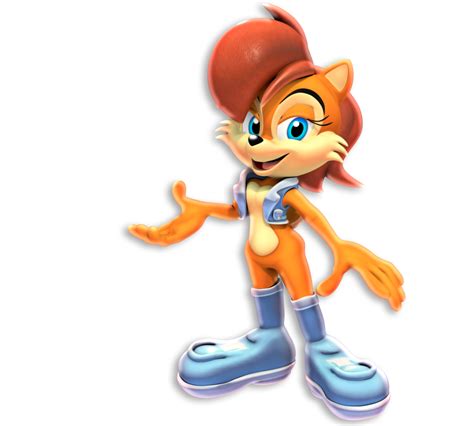 3d Model Download Sally Acorn By Jcthornton On Deviantart