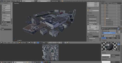 Texturing Export Model And Textures From CityGML To UE4 Through