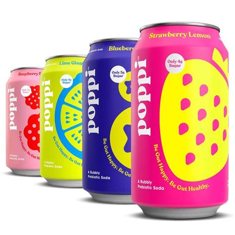 Poppi Prebiotic Soda Variety Pack With Apple Cider Vinegar