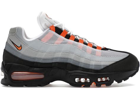 Nike Air Max 95 Og Big Bubble Bright Mandarin 2025 Mens Hm4740 005 Us