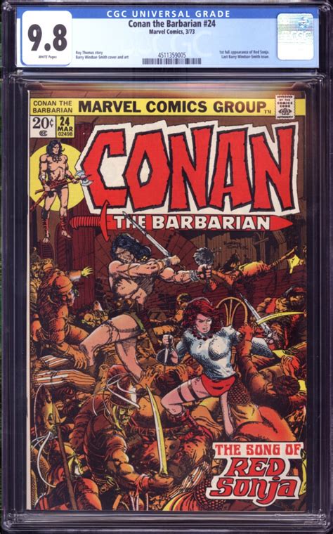 Conan The Barbarian 24 Cgc 9 8