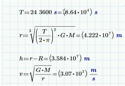 How Do We Calculate An Earth Satellite Orbit