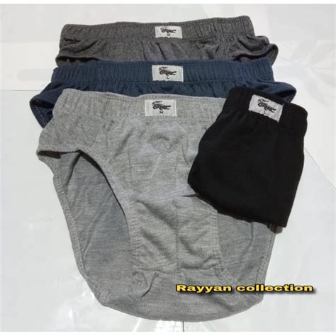 Jual 3 PCS CELANA DALAM CROCODILE PRIA DALAMAN PRIA HARGA Shopee