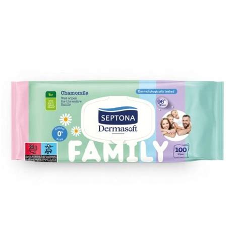 Septona Baby Dermasoft chusteczki nawilżane x szt Cena Opinie