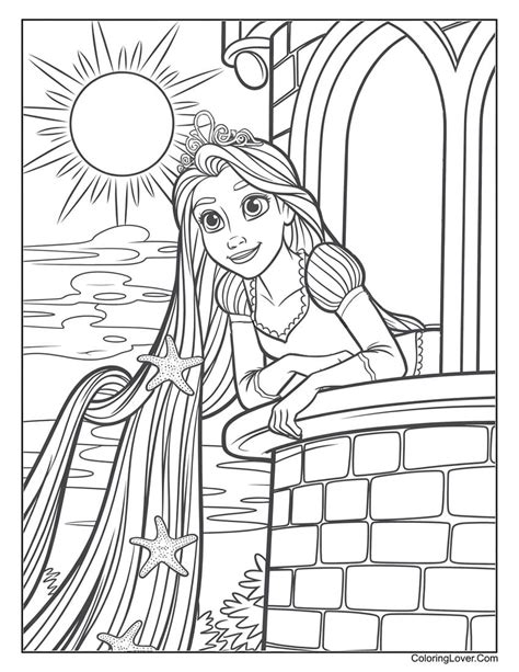 Repunzel Coloring Pages 287181