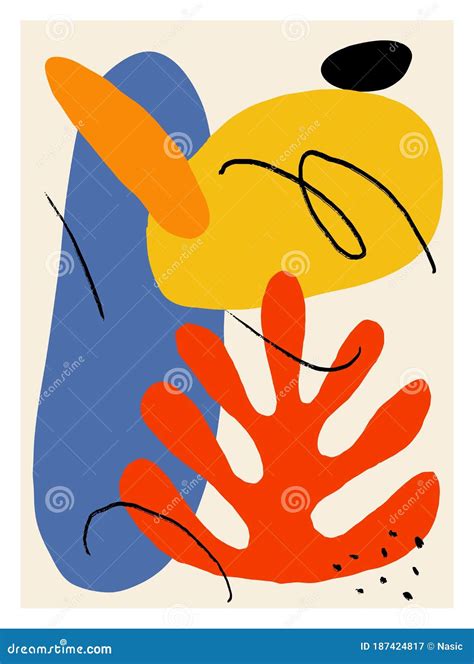 Minimalism Retro Artwork Background Stock Vector Illustration Of Element Frame