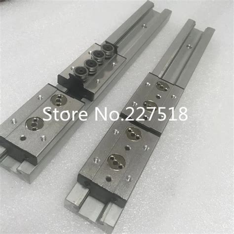 2pcs Double Axis Roller Linear Guide Sgr20 L1000mm 4pcs Sgb20uu Block