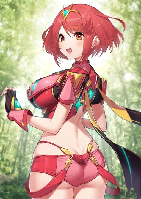 Pyra Xenoblade Chronicles And 1 More Drawn By Green322 Danbooru