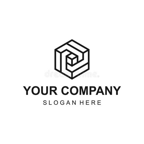 Vetor De Design Do Logotipo Da Tecnologia Linear Moderna Ilustração Do