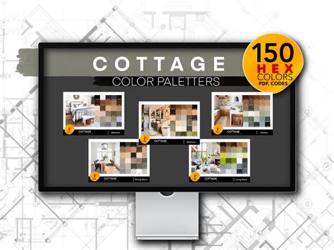 Color Palette Hex Codes 150 Colors Cottage Collection Hex Codes For