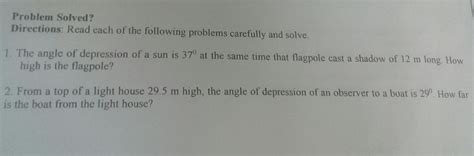solved problem solved directions read each of the following problems