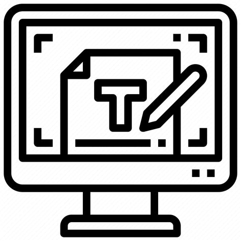 Typography Edit Tools Format Type Atext Editor Icon Download On