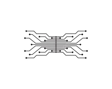 Hình ảnh Bảng Mạch Khái Niệm Thiết Kế Dòng Minh Họa Máy Tính Cpu Vectơ
