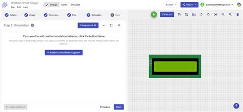 Simulating 16x2 Lcd Wi2c Cirkit Designer Docs