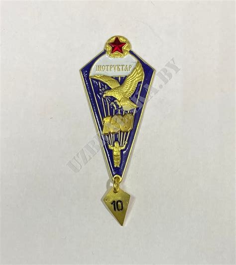 Купить Знак "Парашютист 100" в Минске с доставкой!