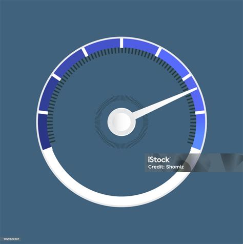 Speedometer Gauge Dial Vector Icon Isolated Stock Illustration Download Image Now Advice