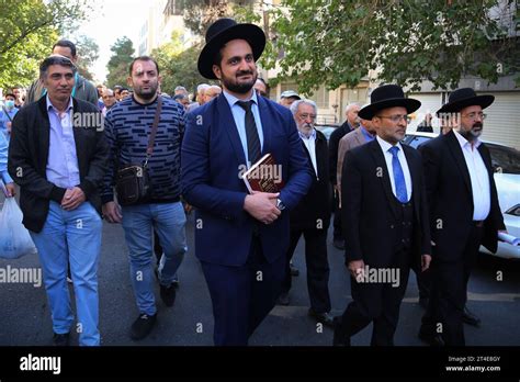 Tehran Iran 30th Oct 2023 Iranian Jews And Their Rabbis Including