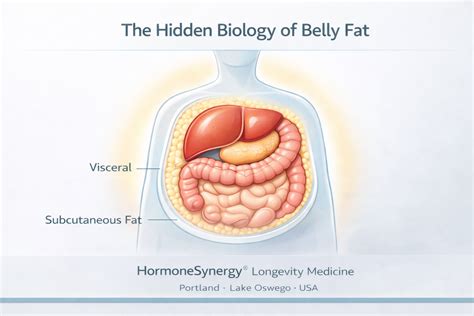 Belly Fat Biology Visceral Vs Subcutaneous Fat Explained Hormonesynergy