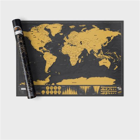 Deluxe Scratch Map Deluxe Scratch Map Luckies
