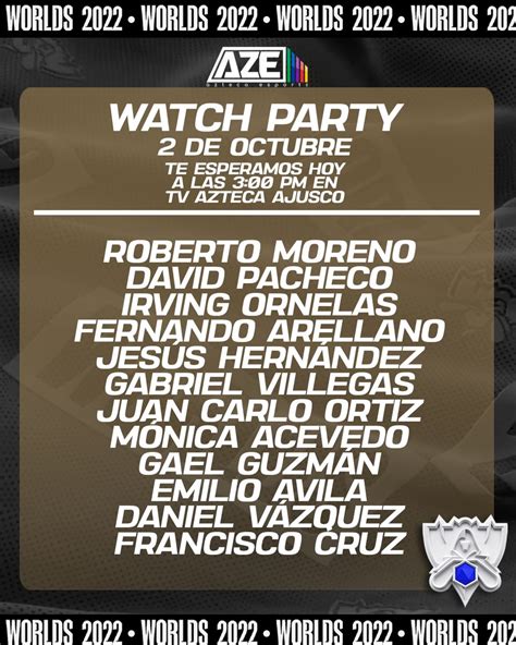 Tv Azteca Esports On Twitter ¡hoy Watch Party Con Invitados Sorpresa